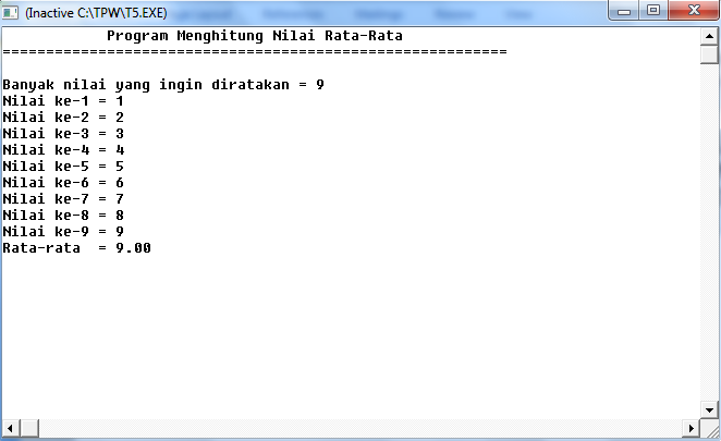 Program Pascal : Kalkulator Mencari Nilai rata-rata contoh kode ...