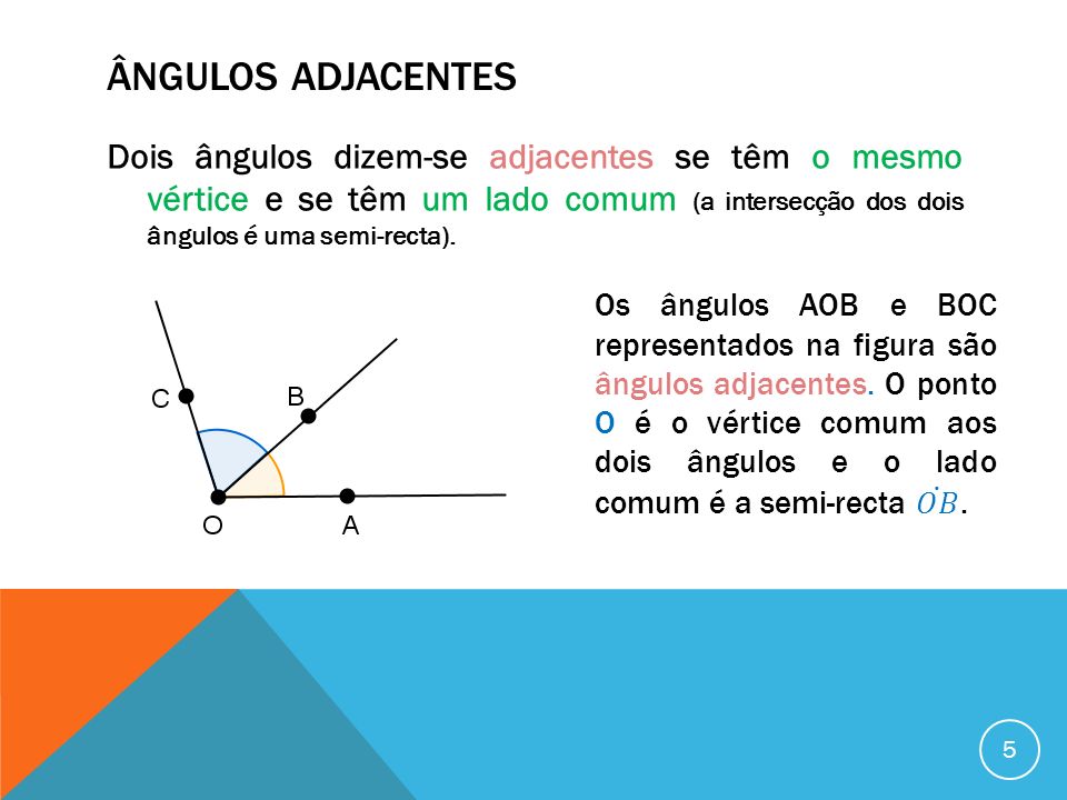 Crescer, aprender e sorrir! : Ângulos