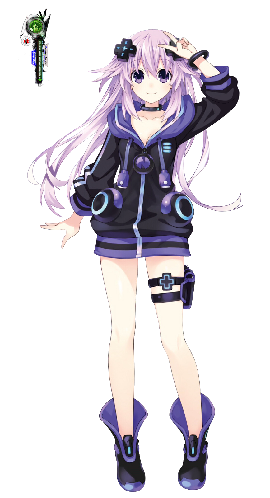 Neptunia VII:Neptune Mega Cute VII Render | ORS Anime Renders:Gamer Mode
