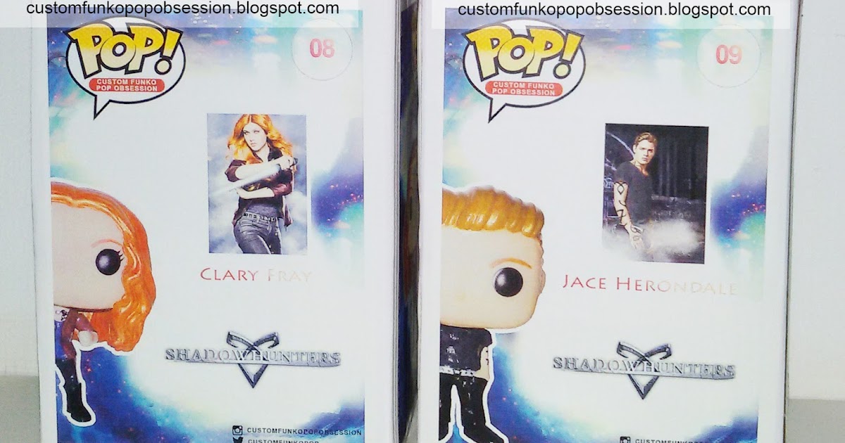 Shadowhunters Custom Funko Pop Of Jace and Clary