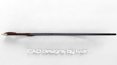 CAD designs by Ivan: Flintlock long rifle 3D model (free CAD download file)