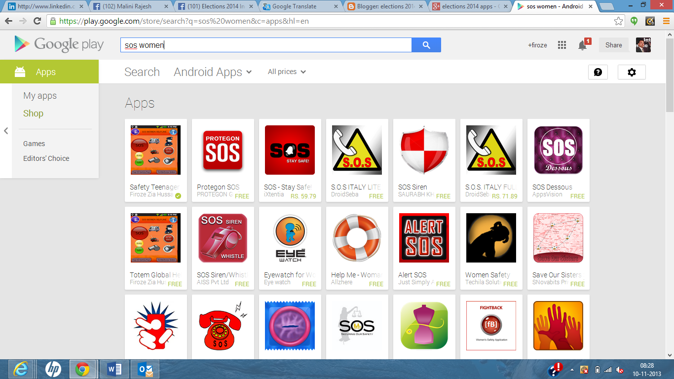 corporate security professional: totem sos app....top rated in google ...