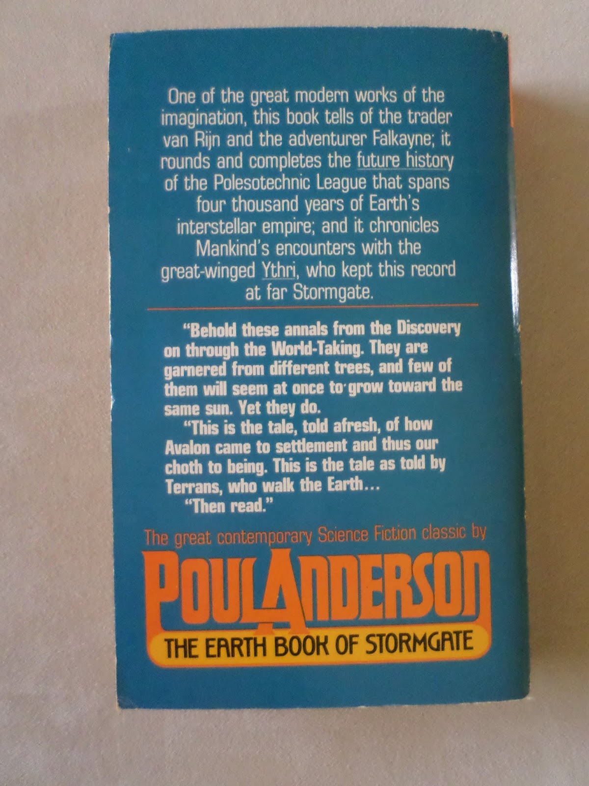Poul Anderson Appreciation: Van Rijn On People