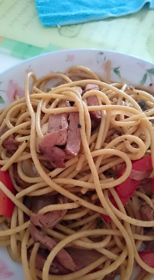 Duck breast pasta by Angeline Hong