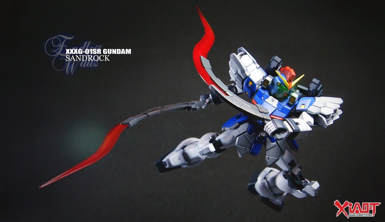 MG 1/100 Sandrock Gundam Custom EW with Cloak Custom Build - Gundam ...