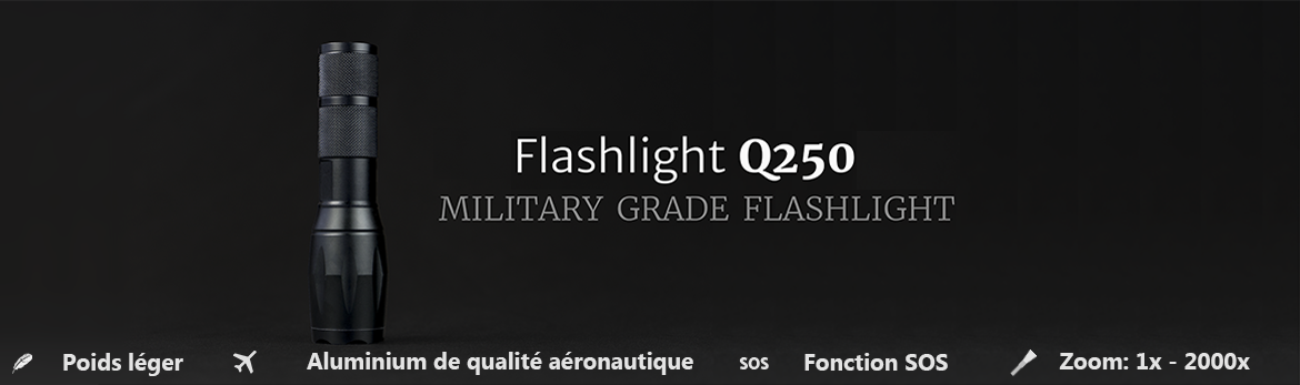 Techamidi: The flashlight Q250 protect you better than a spray anti ...