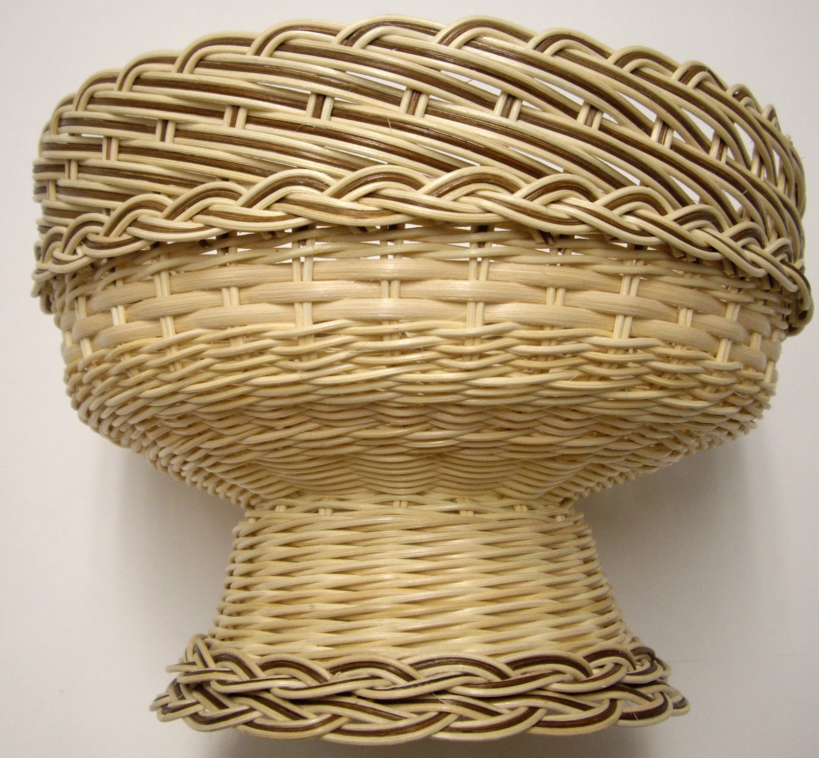 DeMimbre (Manualidades en mimbre y algo más): Fruteros de mimbre