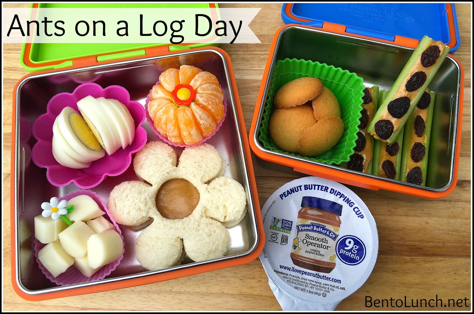 National Ants on a Log Day Bento