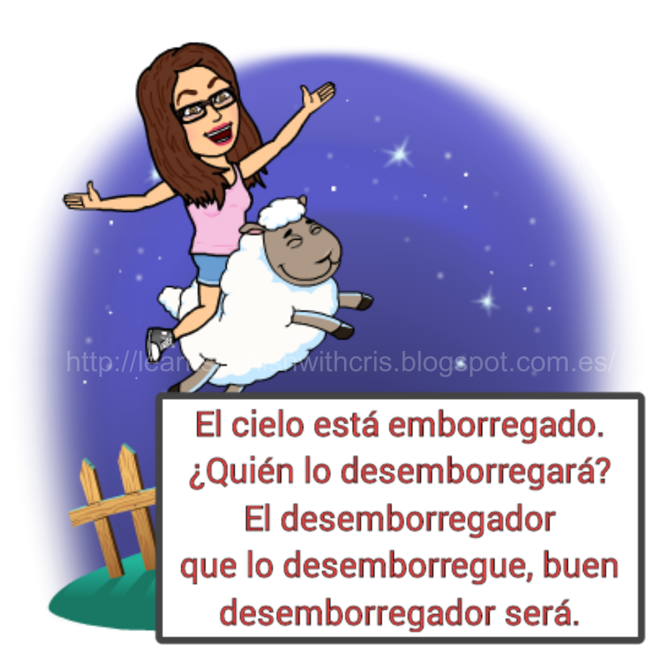 Learn Spanish with Cris: Trabalenguas en español - Spanish tongue twister