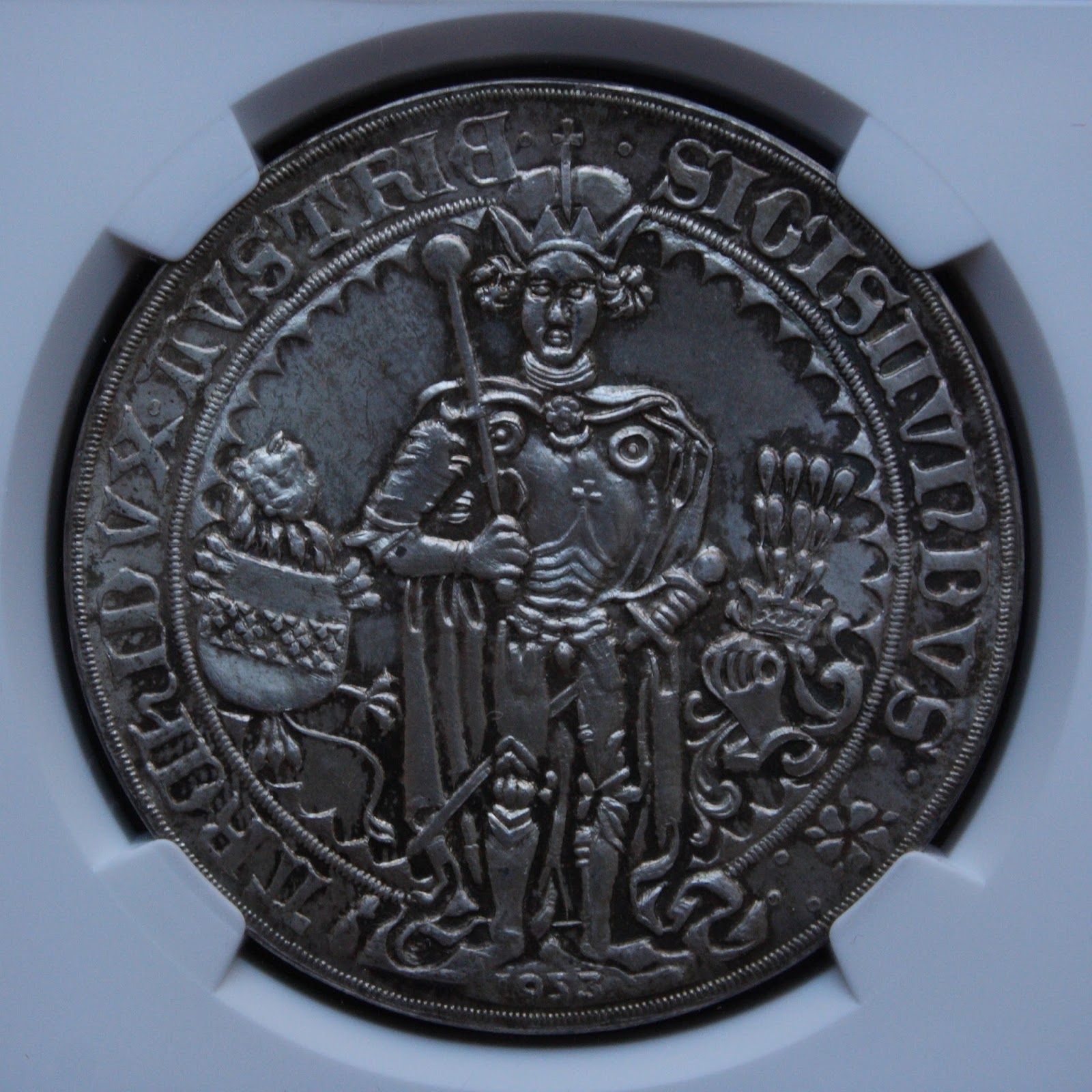 My Collection of World Silver Crown Sized Coins: 1486 Austria Guldin ...