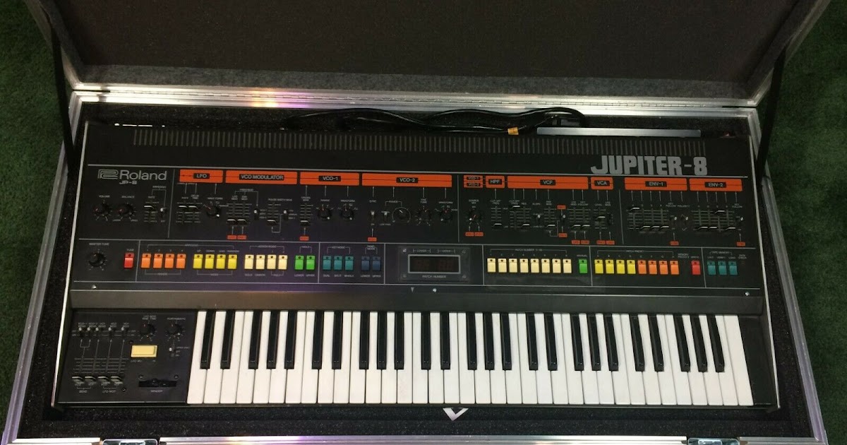 MATRIXSYNTH: Roland Jupiter 8 Synthesizer with Encore MIDI Retrofit SN ...