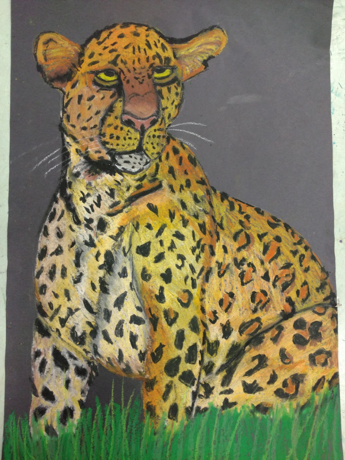 Mrs. Pimentel's Art Class: Oil Pastel Animals