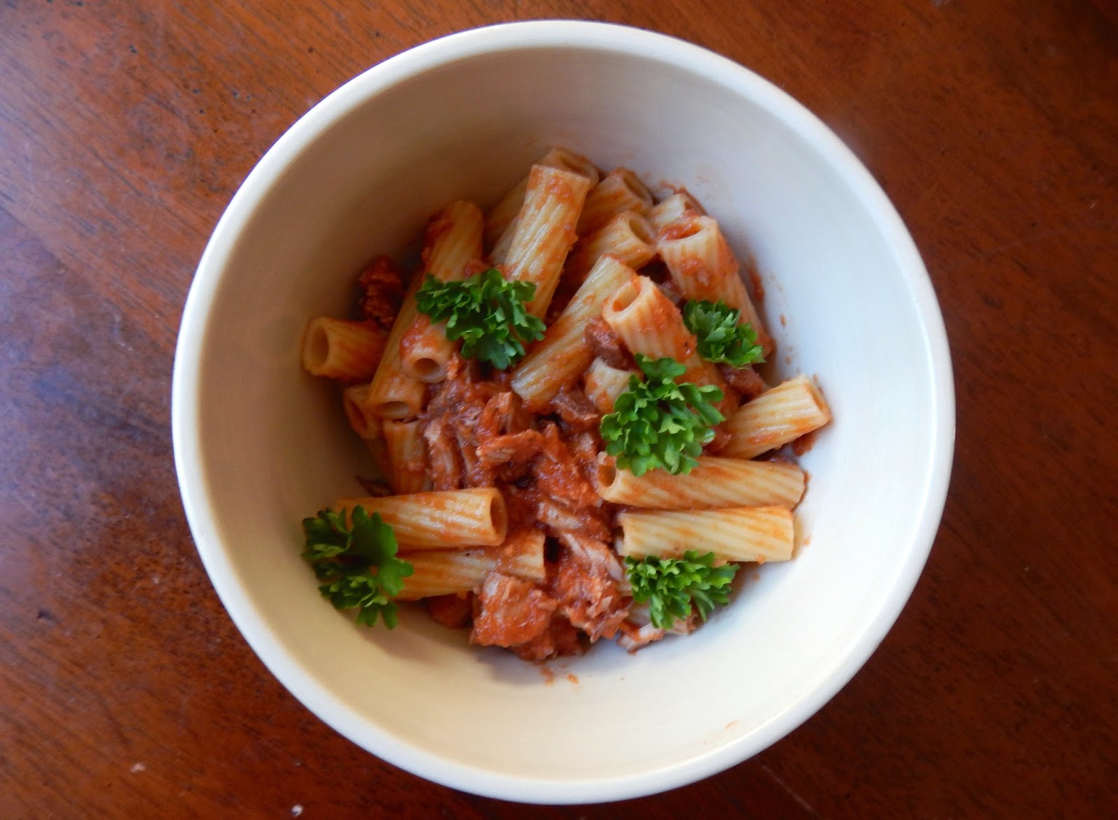 The Nerdy Chef: Pasta with Braised Pork Ragu