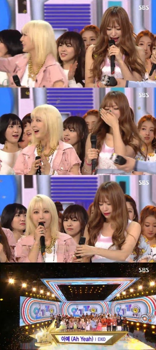 EXID wins #1 on 'Inkigayo'
