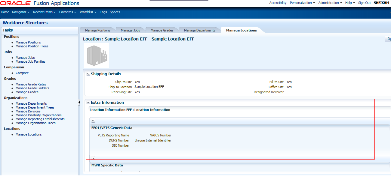Fusion APPS Quick Start: Fusion Apps New Flexfield -Extensible Flexfields