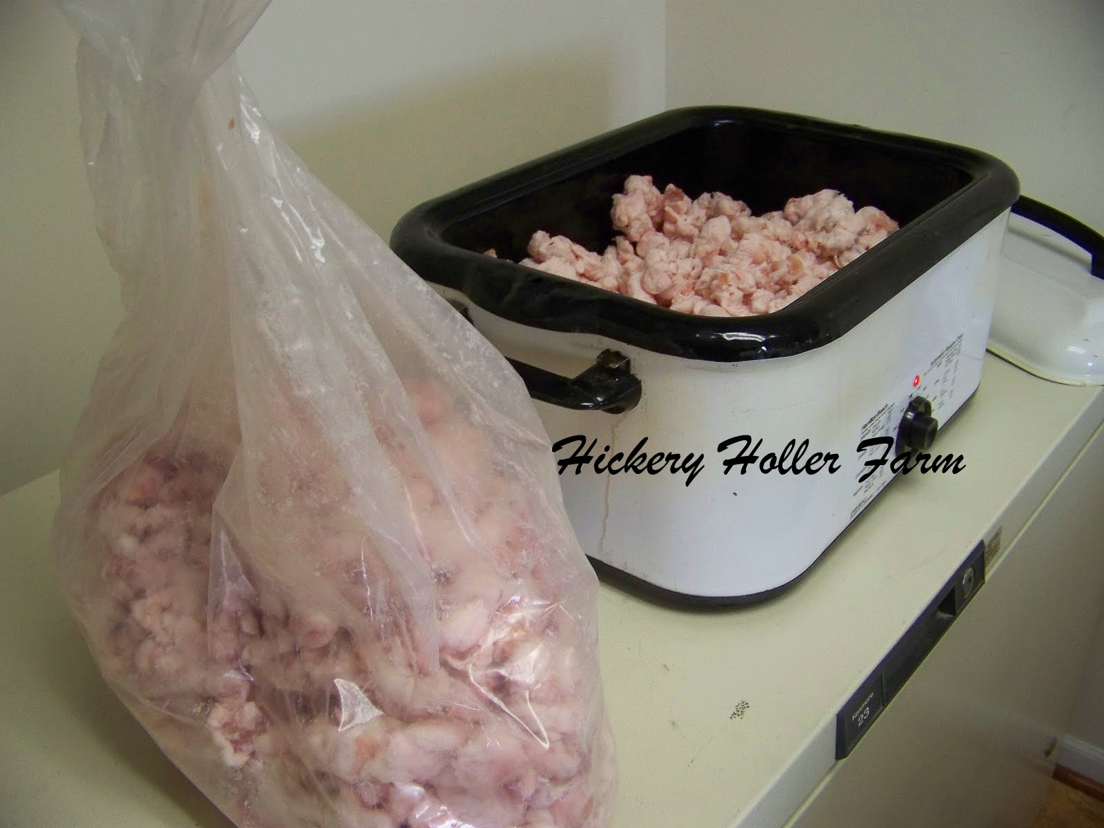 Hickery Holler Farm: Rendering Lard
