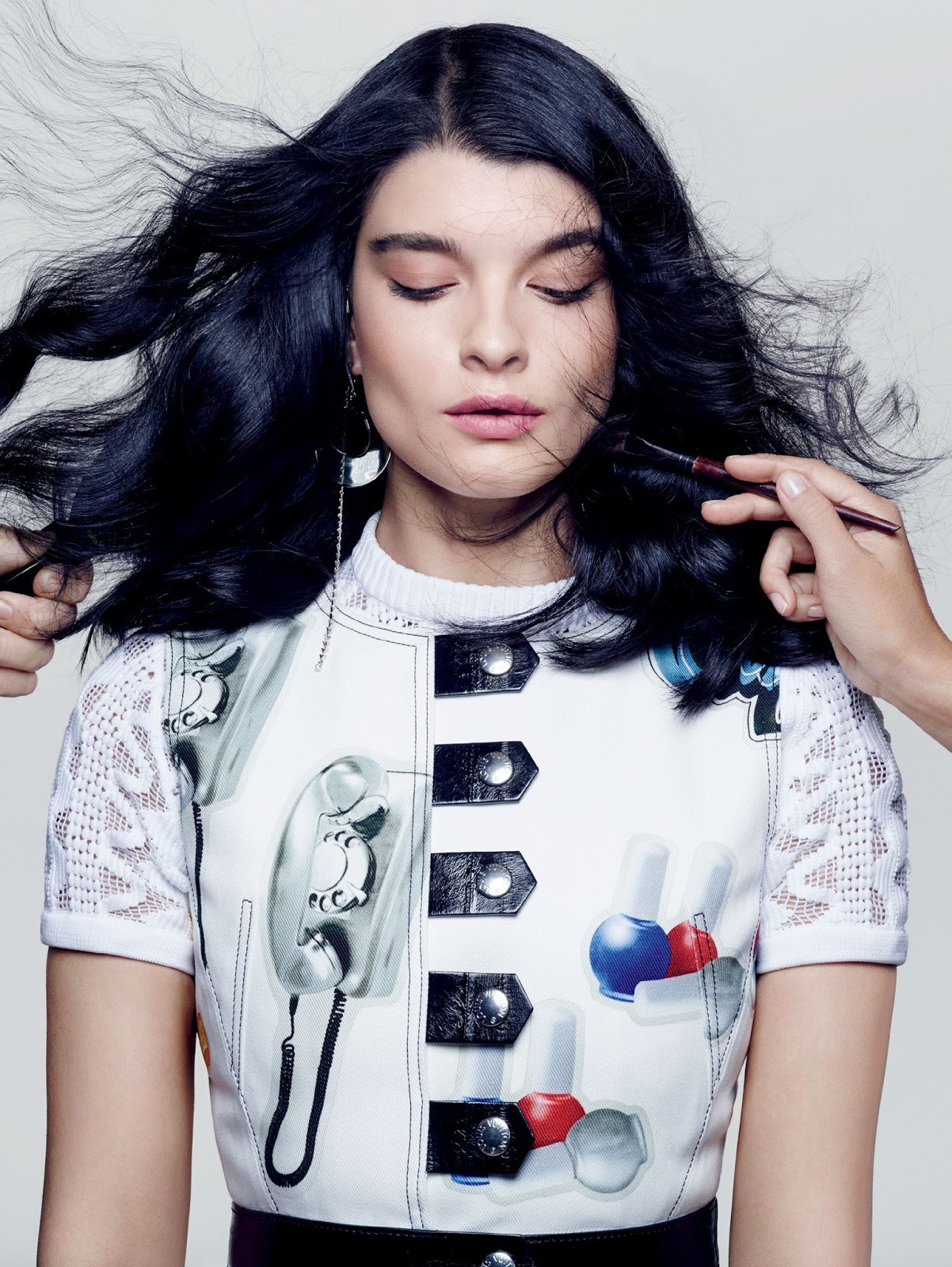 later, layers! : crystal renn by dusan reljin for us glamour june 2015 ...