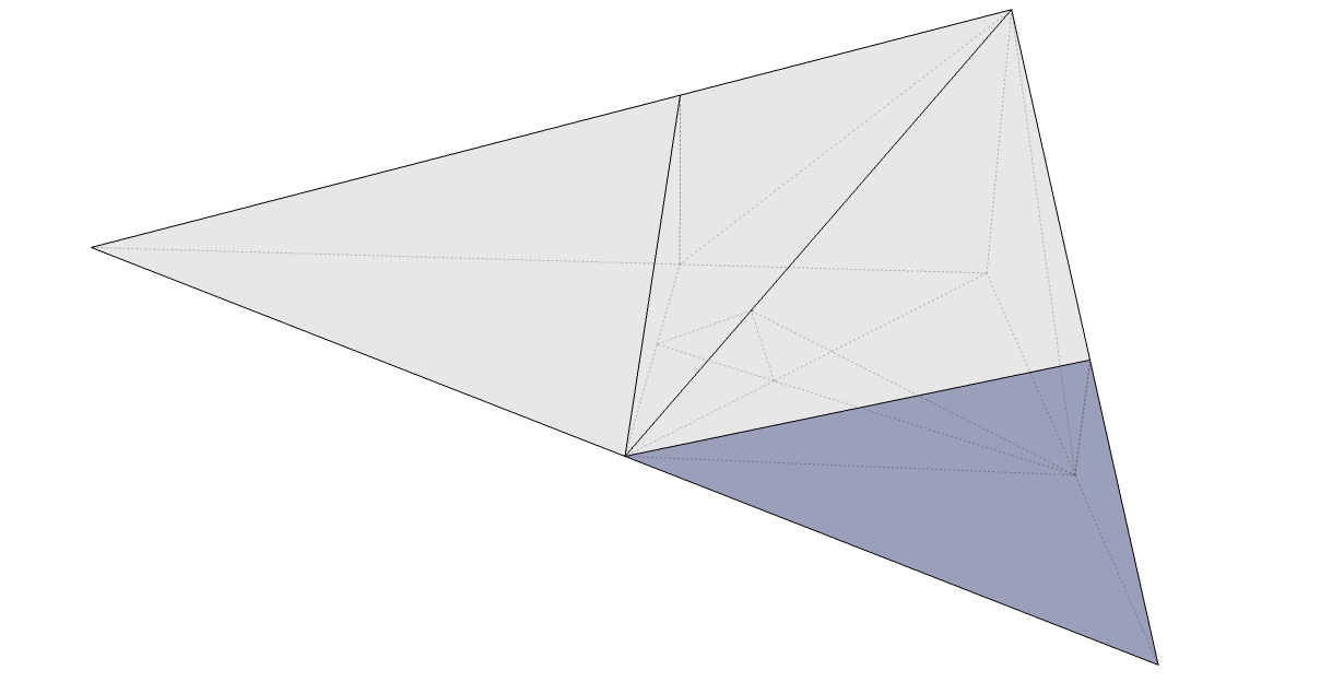 Roof Framing Geometry: Trirectangular Tetrahedron Tangent Prism