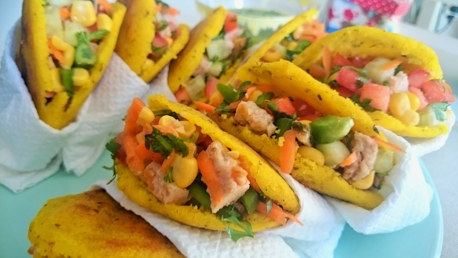 Vegspiration - Blog de inspiración vegana: Arepas asadas rellenas de ...