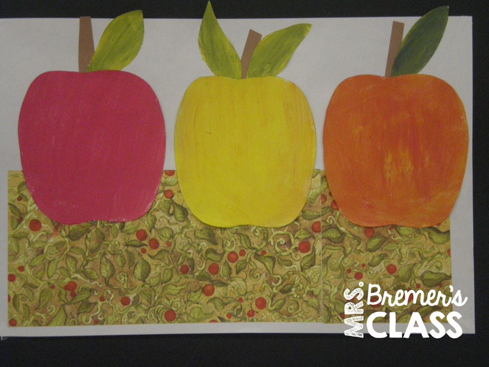 Fall Apple Art {and Color Mixing Activities} | Mrs. Bremer's Class