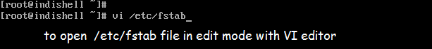 "/etc/fstab" file, how mounting of partitions is done by OS itself ...