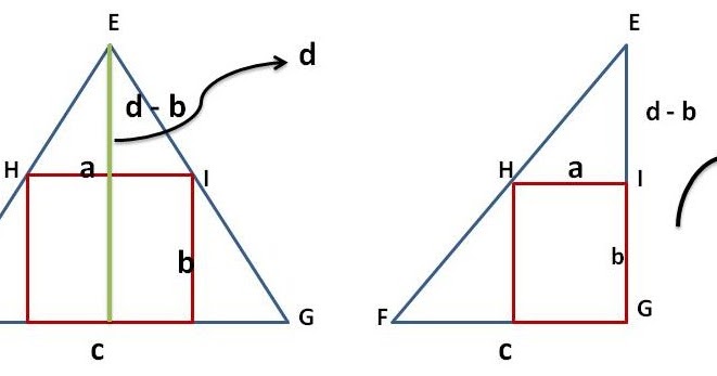 Inscribed Triangle In Rectangle