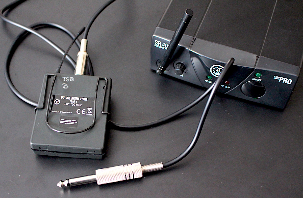 Sprzęt gitarowy: Gitarowy system bezprzewodowy AKG Mini PRO PT40 ...