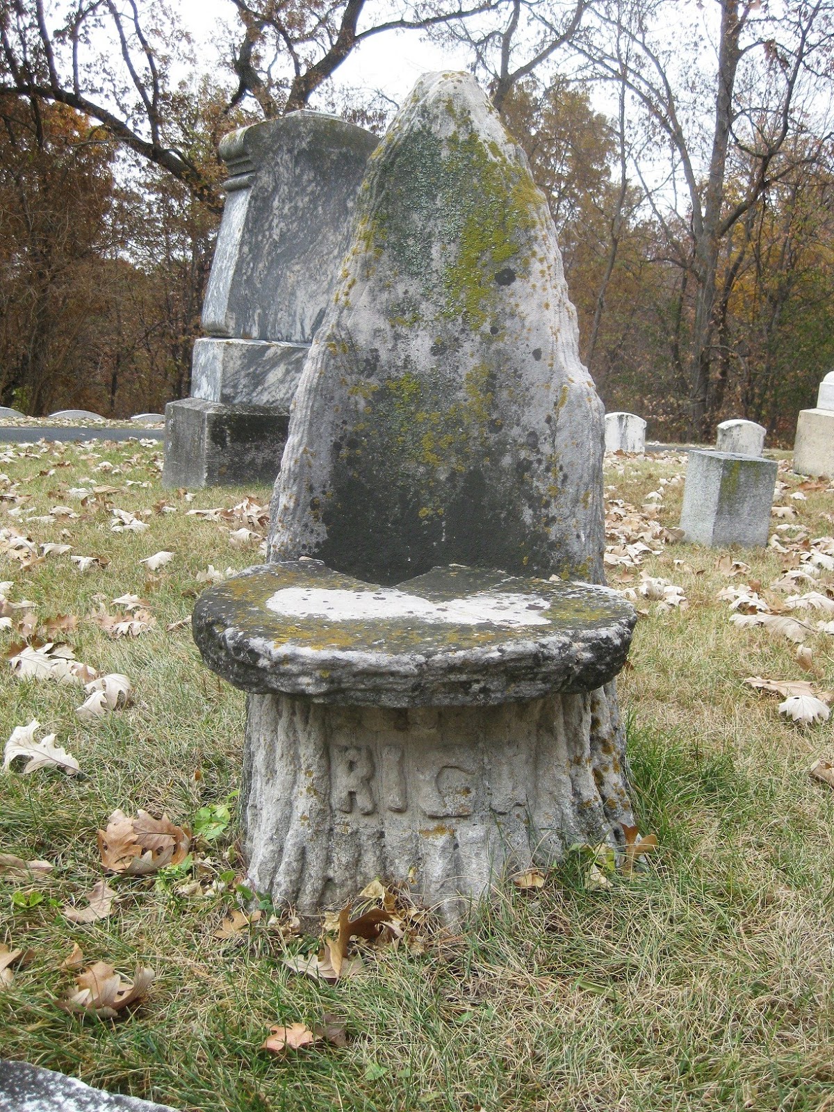 Detritus of Empire: Tree Shaped Tombstones-Pull up a Chair