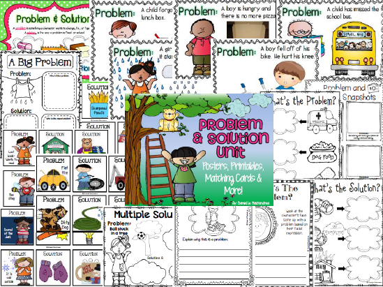 Krazee 4 Kindergarten: Problem and Solution Unit