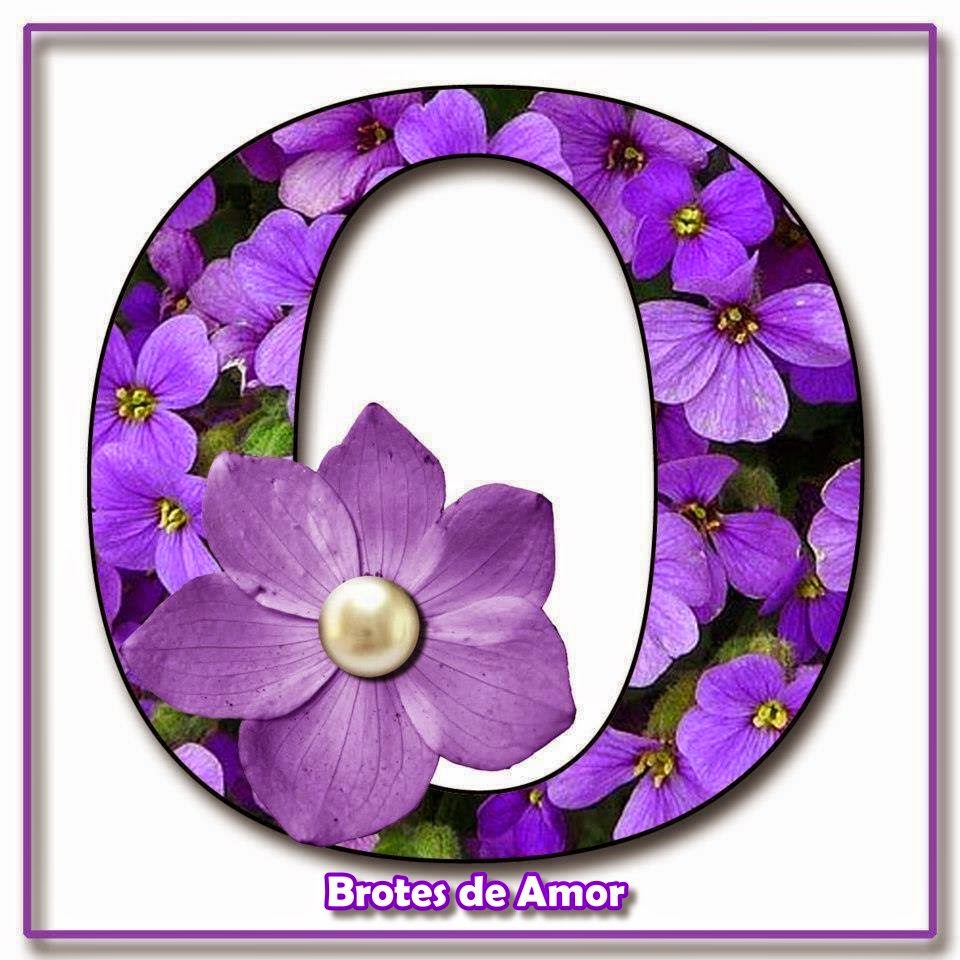 Brotes de Amor: Abecedario en hermosas violetas