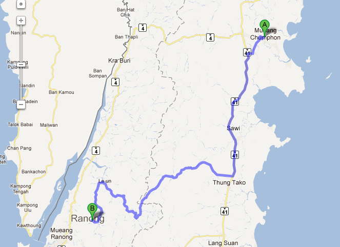 My Simple Life ©: Ride to Ranong, Thailand (Myanmar Border)