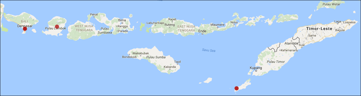 Bali & Lesser Sunda '17: Maps