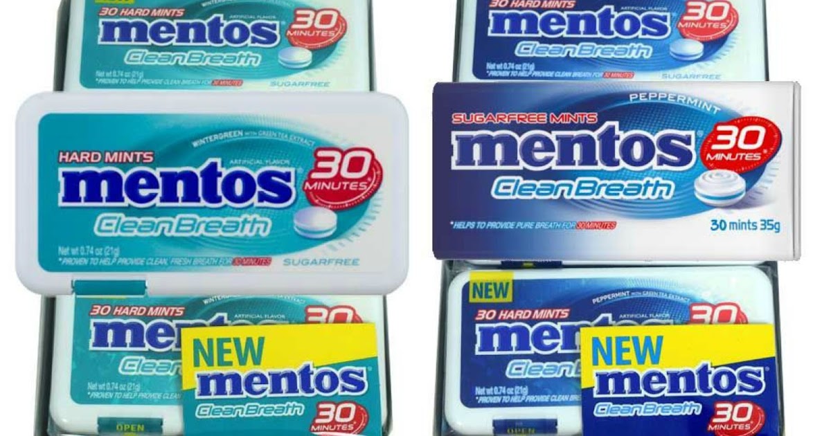Free Mentos CleanBreath Mints!