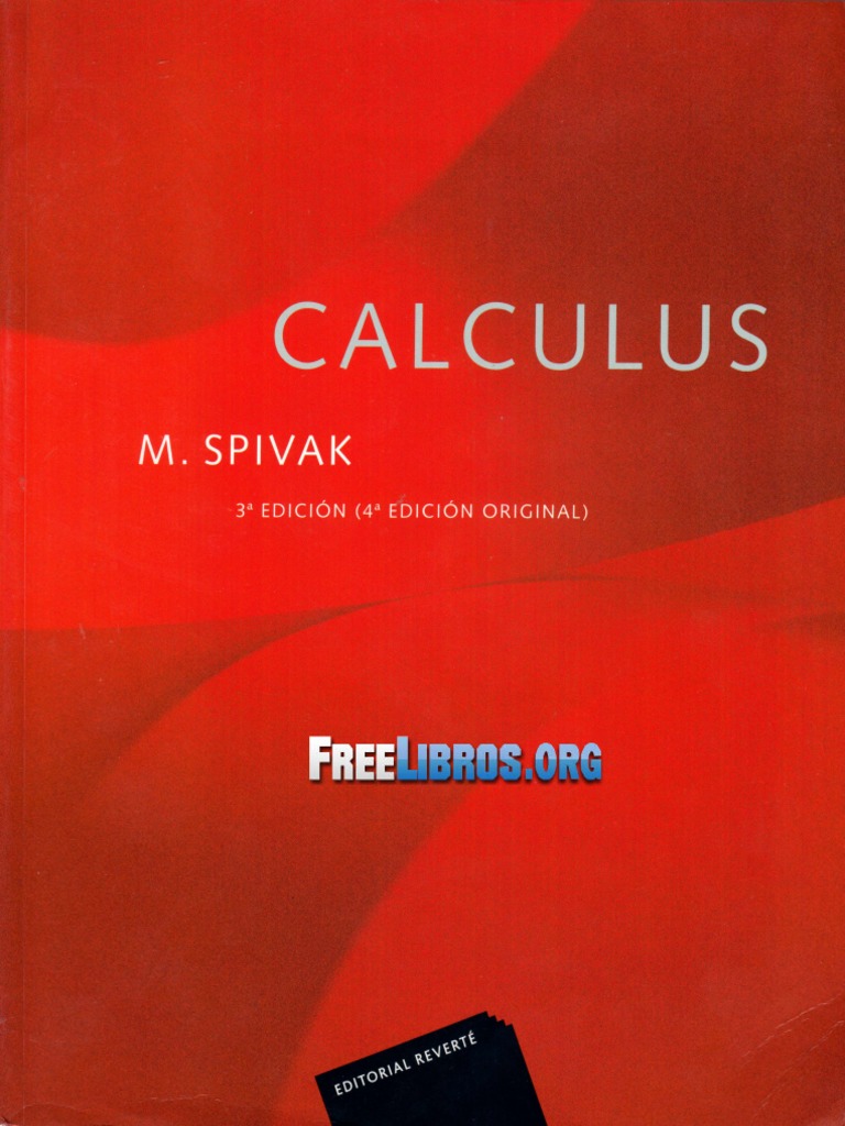 Calculus, 3ra Edición – Michael Spivak | Free Libros