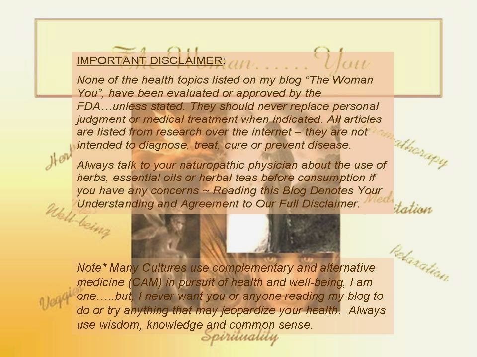 The Woman You: Aromatherapy Herbs - Quick Use Chart