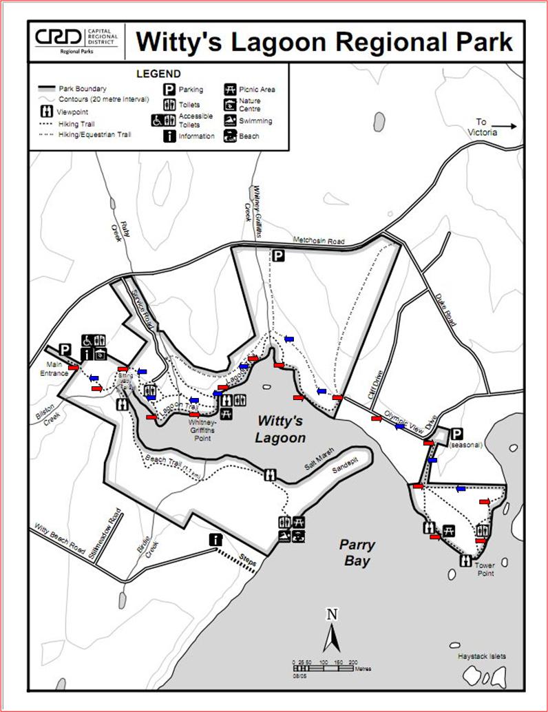 Tuesday Ad Hoc Hikers: November 5, 2013, Witty's Lagoon to Tower Point