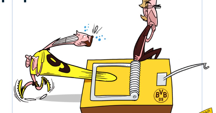 Omar Momani cartoons: Lewandowski trapped as Dortmund refuse to budge