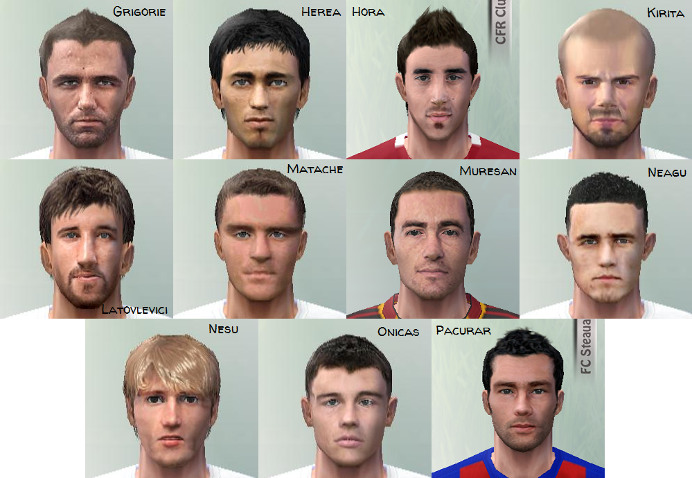 Faces PES 6: Romania Facepack