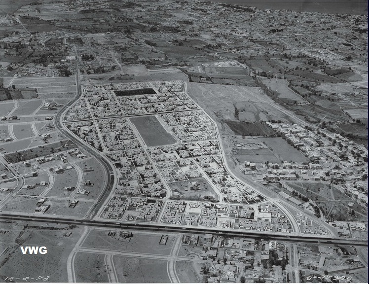 Antiguas fotos aéreas de Santiago de Surco en Lima - Perú