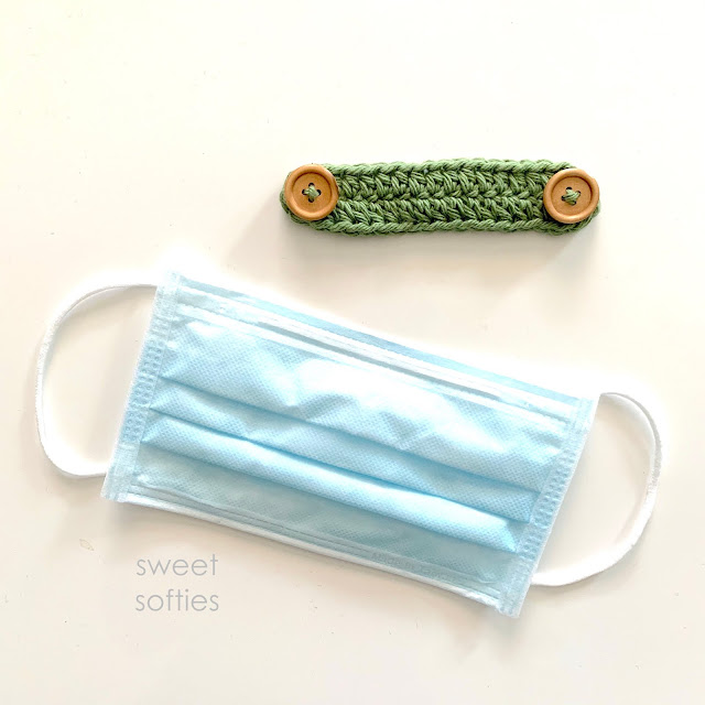 Easy Ear Savers for Face Masks (Free Crochet Pattern + Video Tutorial ...
