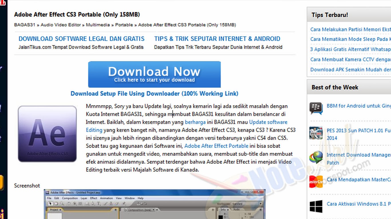 BAGAS31.com, Tempatnya Download Software Gratis