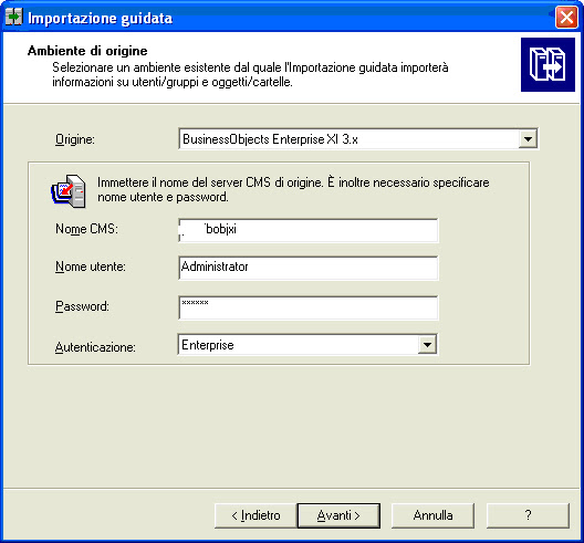 Import Wizard Bo Xi 31 To Import Reports Sap Business Objects 40