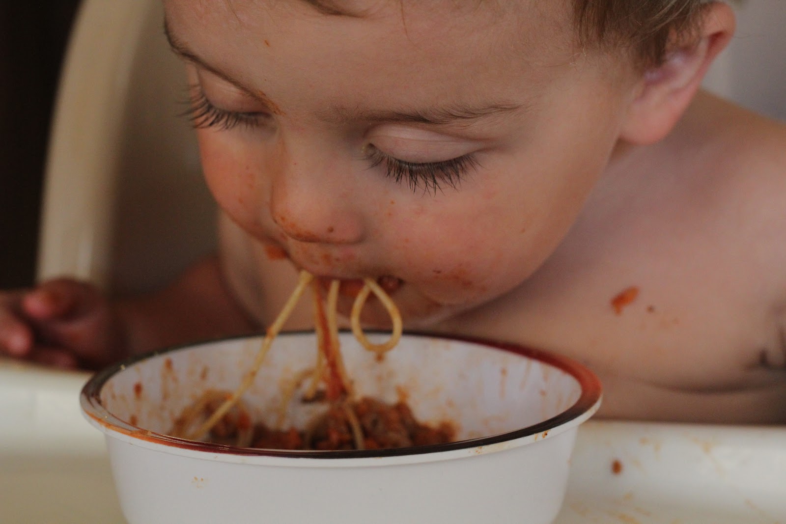The Penner Clan: Dirty feet and spaghetti...