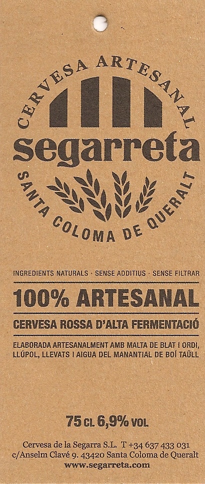 Cerveza Artesanal en Catalunya: Cervesa de la Segarra