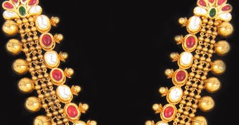 Antique Necklace by Davanam Jewellers - Jewellery Designs