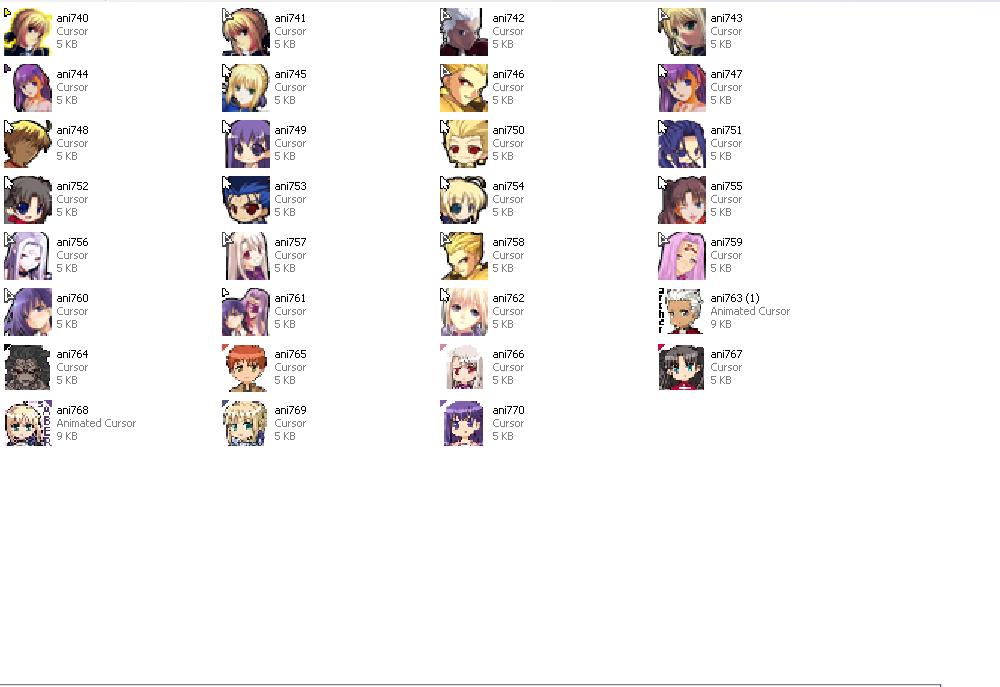 Terui-Atsuki: Fate Stay Night Mouse Cursors