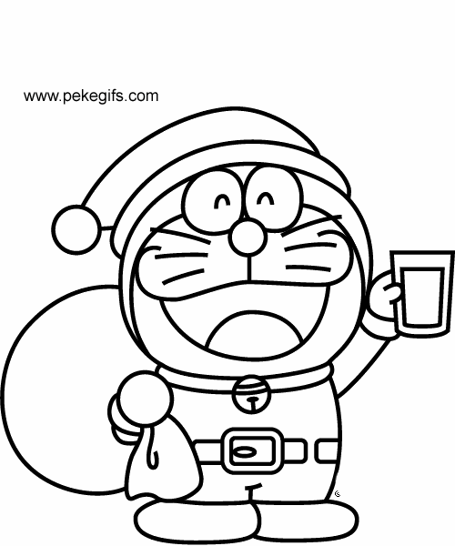 Cartoons Coloring Pages: Doraemon Coloring Pages