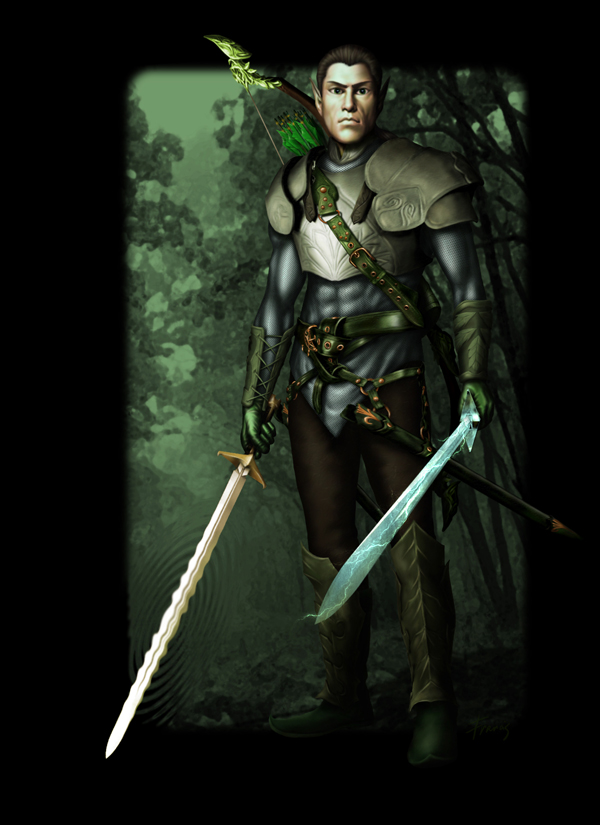 Elven Ranger Portrait Male