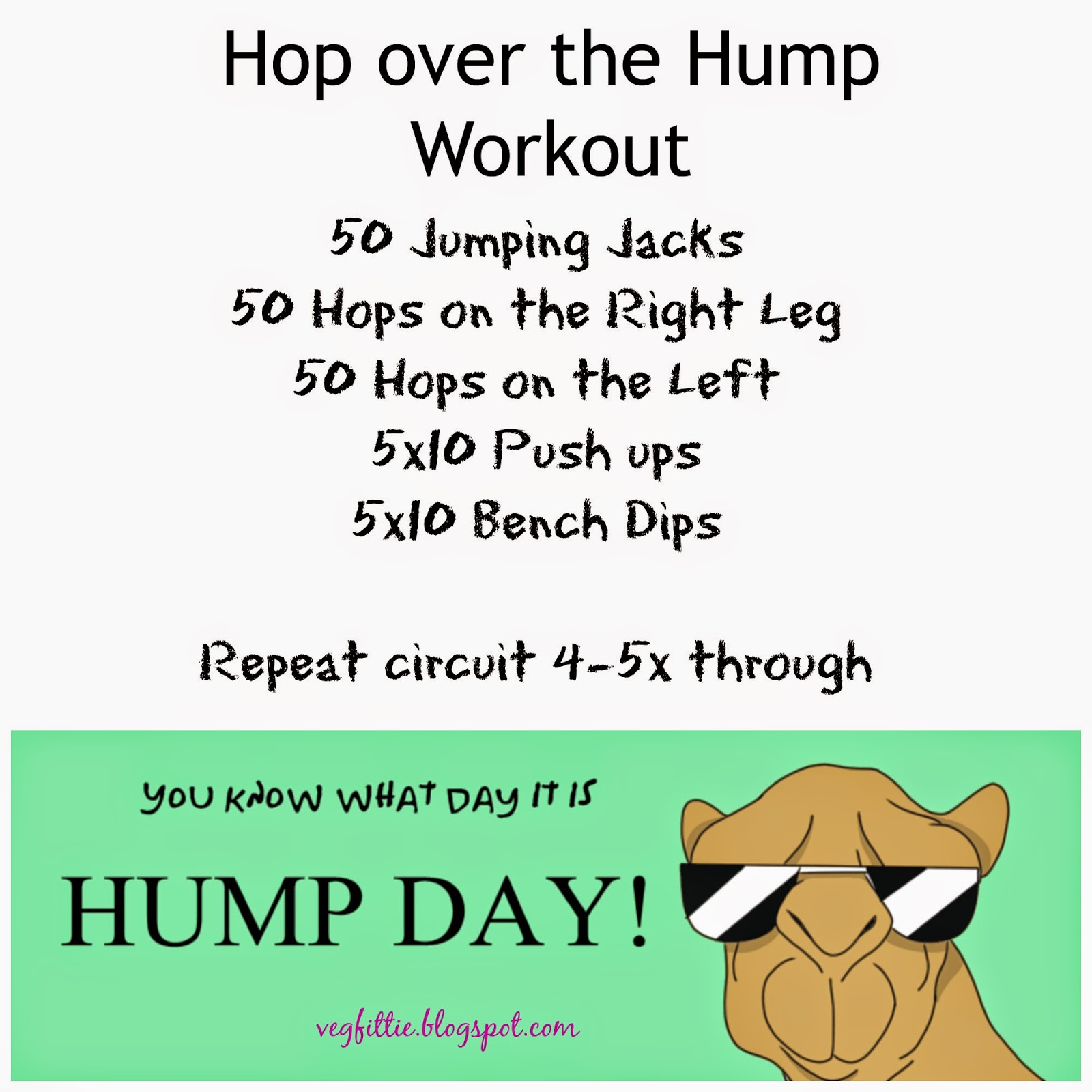 The Fit Life: Hop over the Hump Day Workout and #HealthyHabitsWeek3