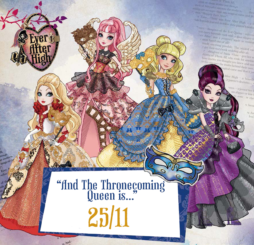 Ever After High Oficial: Filme e livro Ever after high Thronecoming